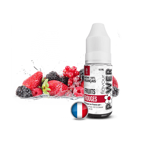 E-LIQUIDE FRUITS ROUGES 50/50 - FLAVOUR POWER - L'Atelier Vapote